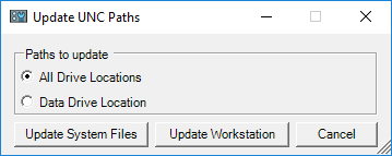 Update UNC Paths